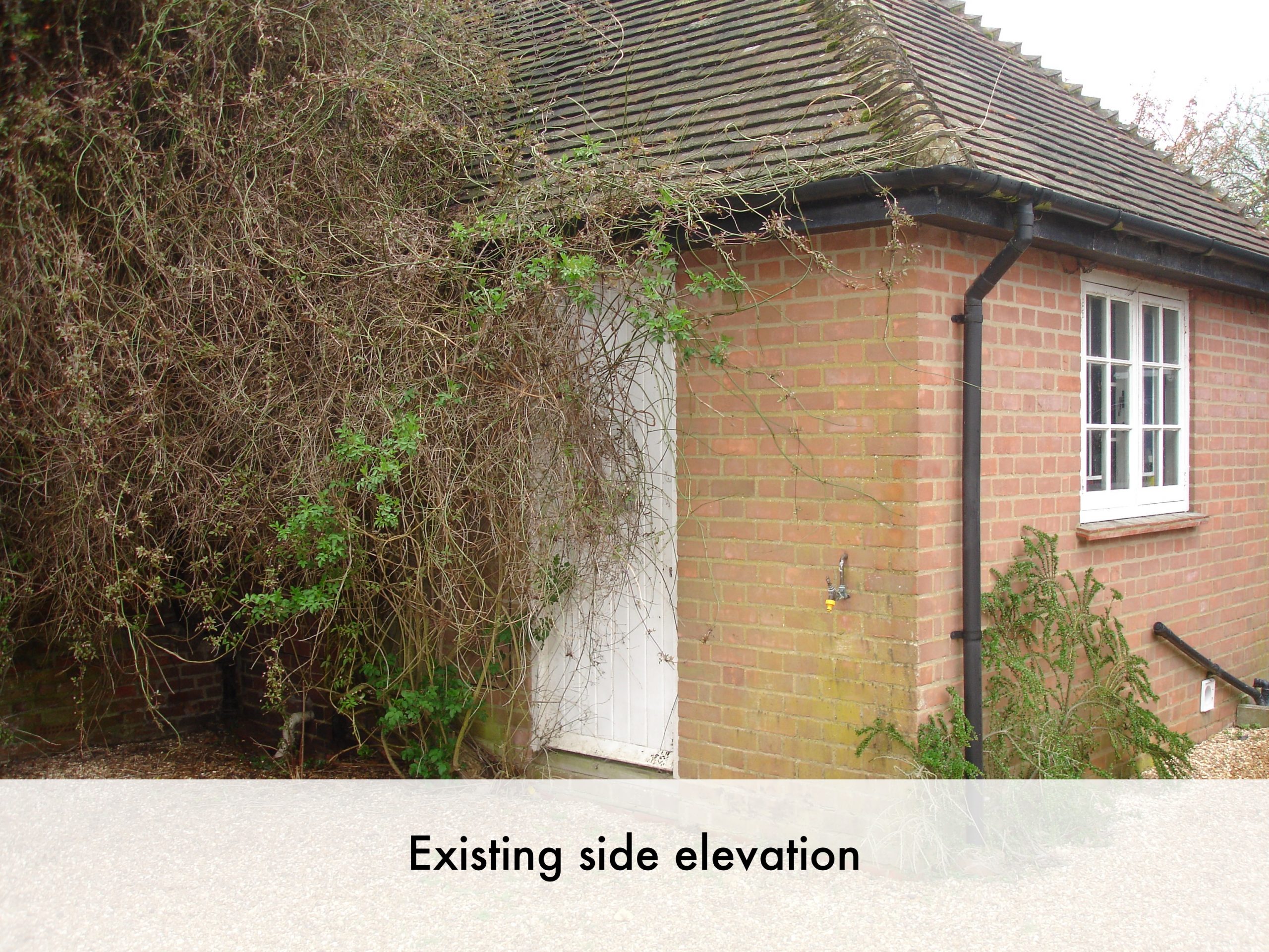 Existing Side elevation – Robin Clevett